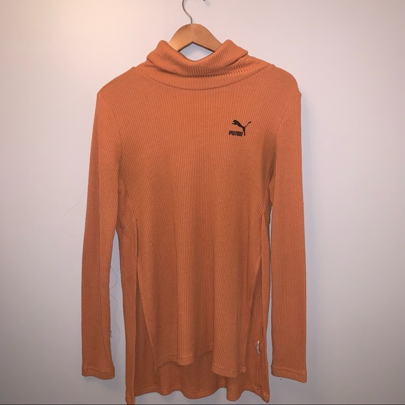 Puma | Sweaters | Puma Logo Turtleneck Sweater | Poshmark